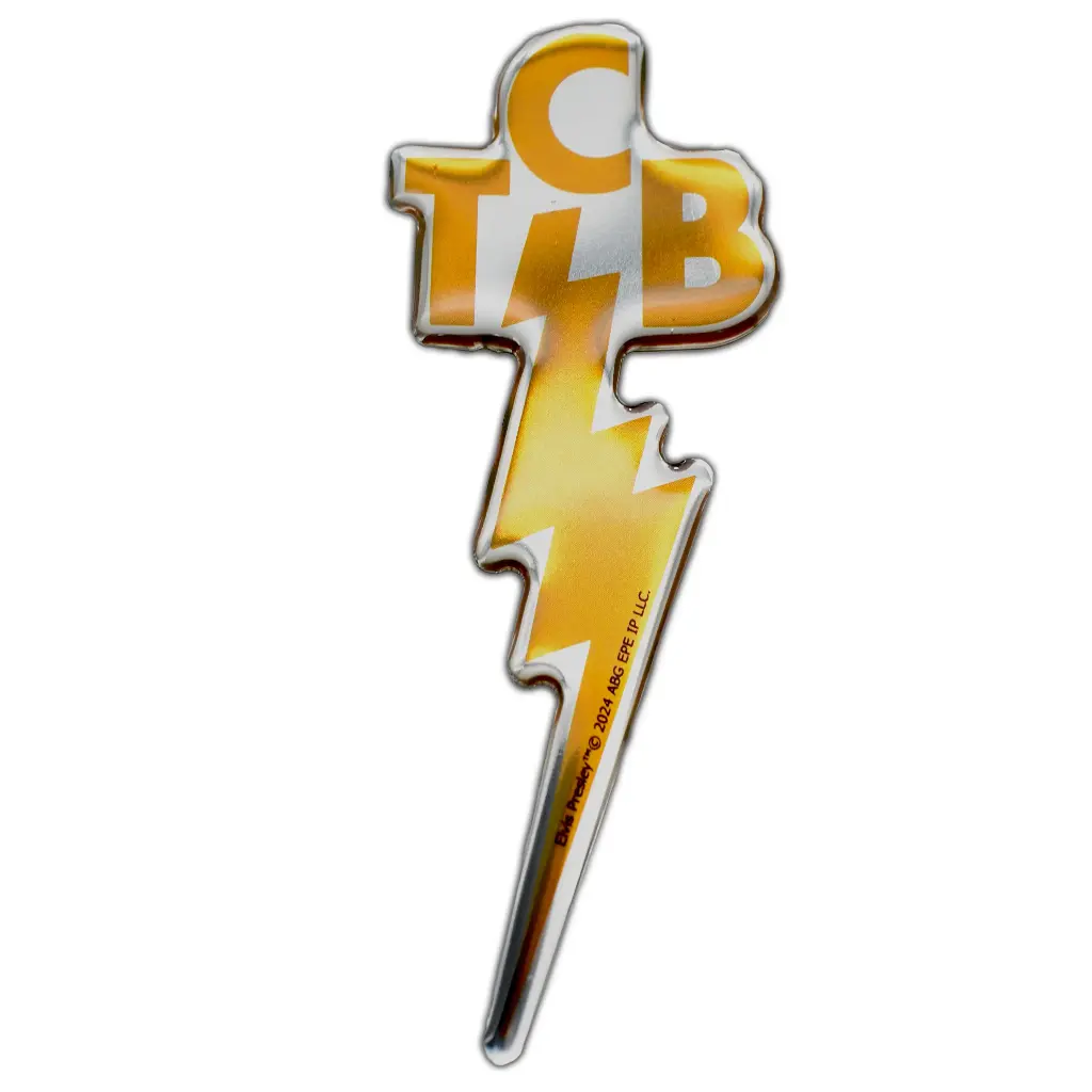 Elvis Sticker - TCB Puffy | Mid-South Products Elvis Sticker - TCB Puffy | Mid-South Products